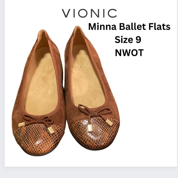 Vionic | Shoes | Vionic Minna Ballet Flats Size 9 | Poshmark